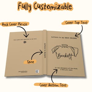 PET MEMORIAL Journal , Dog Loss Grief, Rainbow Bridge Gift, Pet ...