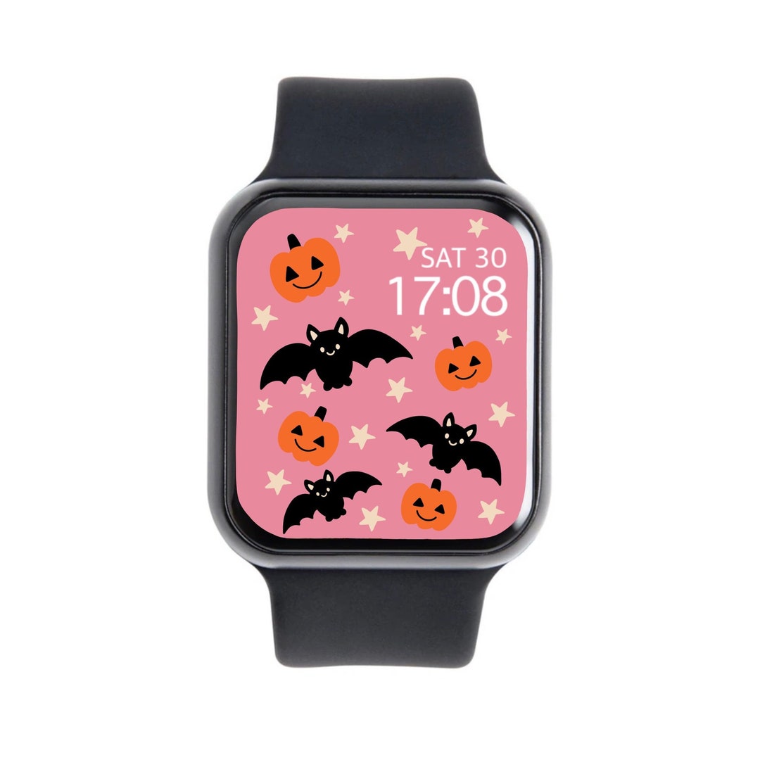 Fall Halloween Watch Wallpaper, Apple Watch Face Wallpaper, Halloween ...