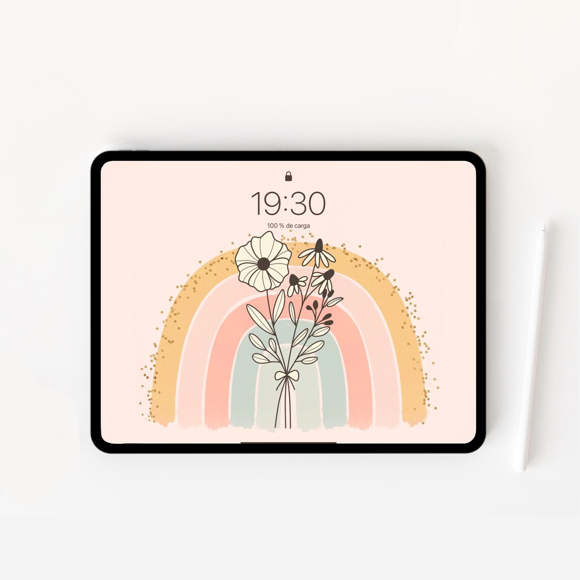 Aesthetic Ipad Wallpaper Rainbow Background Instant Download - Etsy