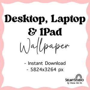 Peach Fuzz Aesthetic DESKTOP WALLPAPER Neutral Rainbow Laptop ...