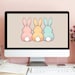 EASTER DESKTOP WALLPAPER Background Bunny Wallpaper Cute Pastel ...