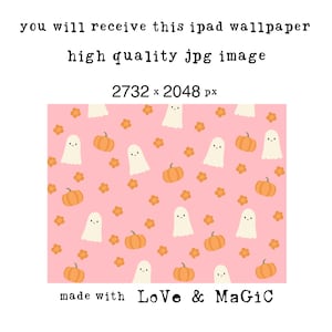 Halloween iPad Wallpaper, iPad Background, Cute Spooky Wallpaper Ipad ...