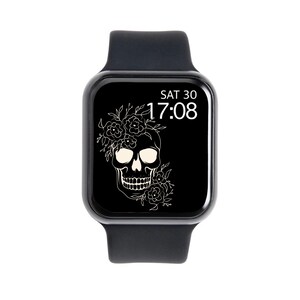 SKULL Apple Watch Face Wallpaper, Halloween Watch Face Wallpaper ...