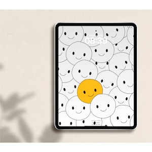 Smiley Face iPad Wallpaper Happy Face, iPad Background Wallpaper Happy ...