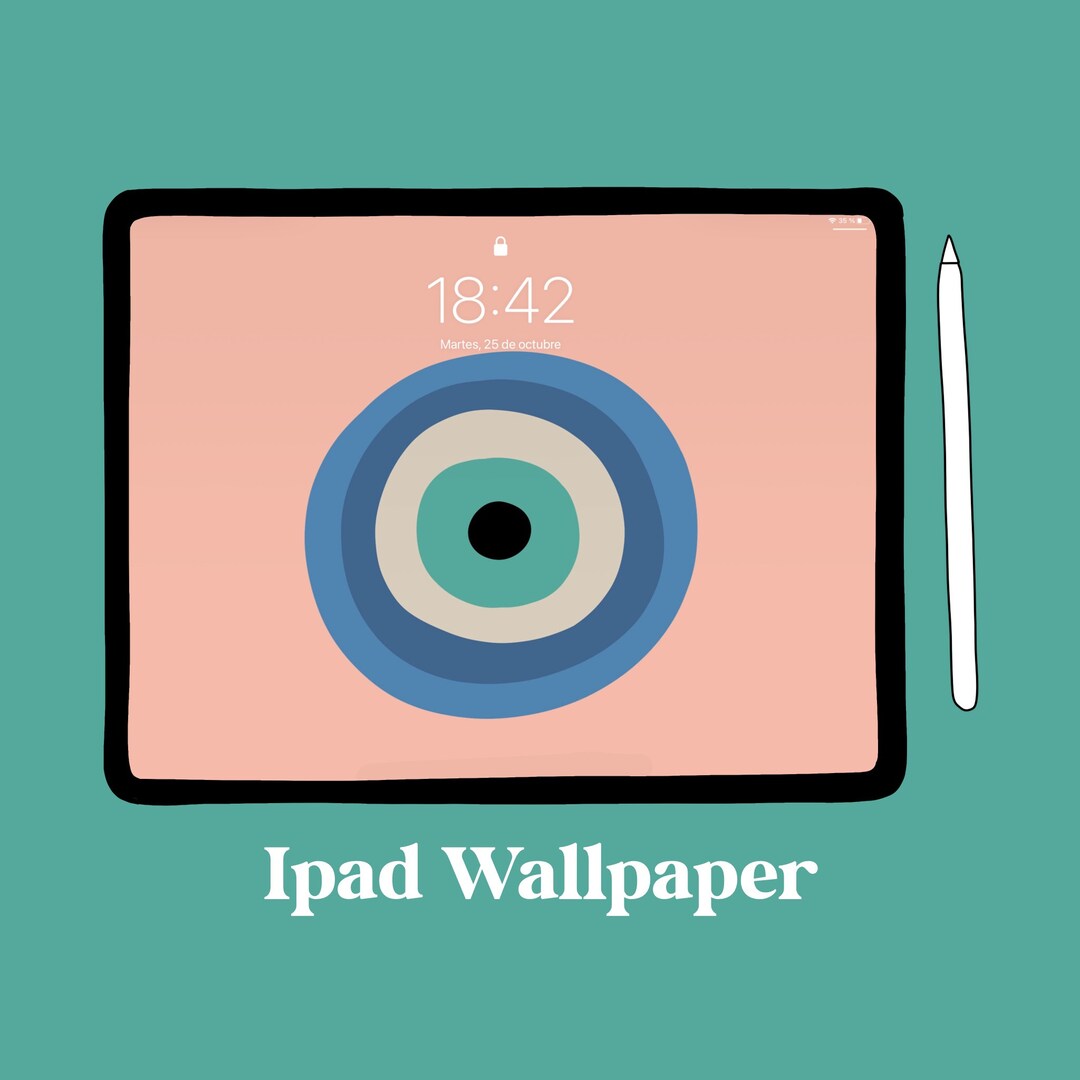 EVIL EYE Wallpaper for Your Ipad, Evil Eye Tablet Background Aesthetic ...