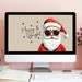 Christmas DESKTOP Background, Cute Cool Santa Laptop Wallpaper ...
