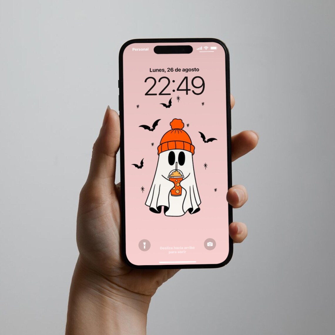 Ghost HALLOWEEN PHONE WALLPAPER Fall iPhone Wallpaper Spooky Phone ...