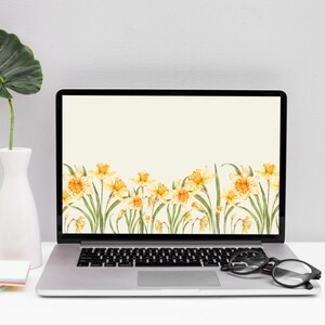 FLORAL SPRING Desktop WALLPAPER, Flowers Wallpaper Laptop Background ...