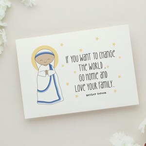 Mother Teresa of Calcutta, Catholic Print, Mother Teresa Quote ...
