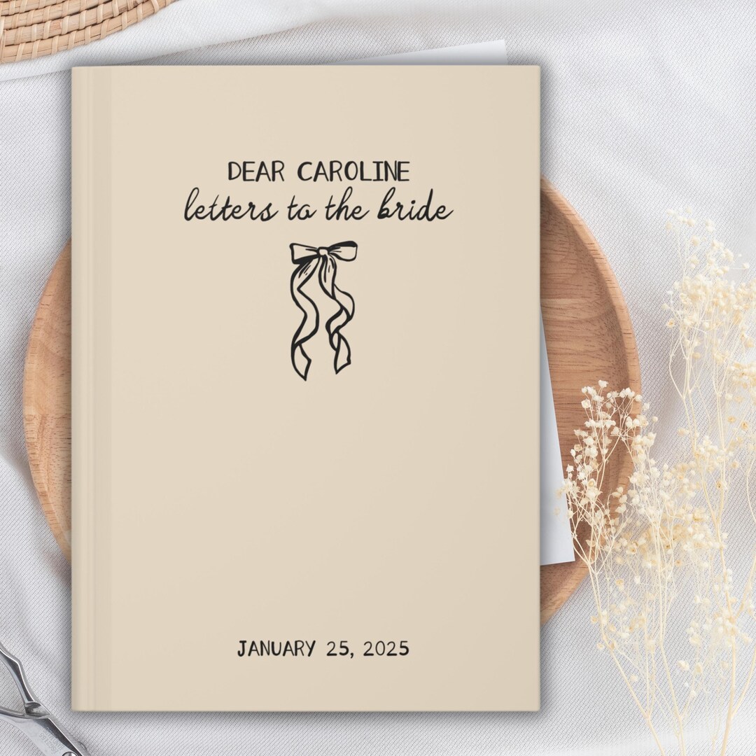 Letters to the Bride Book Bridal Shower Gift for Bride Unique Bridal ...