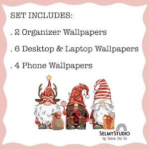 CHRISTMAS GNOME DESKTOP Wallpaper Gnome Desktop Wallpaper Organizer 4K ...