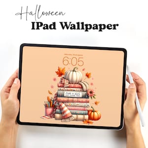 IPad Fall Autumn Wallpaper Halloween iPad Wallpaper Book Lover Fall ...