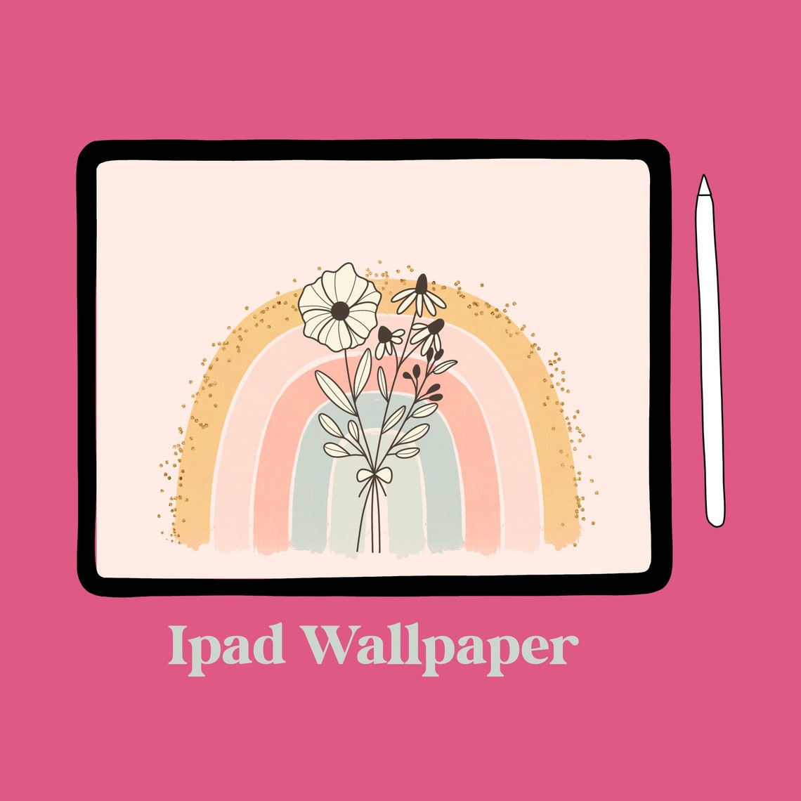 Aesthetic Ipad Wallpaper Rainbow Background Instant Download - Etsy