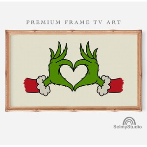 FRAME TV GRINCH, Grinch Frame, Grinch Frame Tv Art Download, Grinch ...