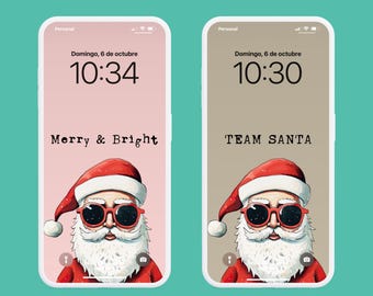 Winter Christmas Phone Wallpaper - Etsy