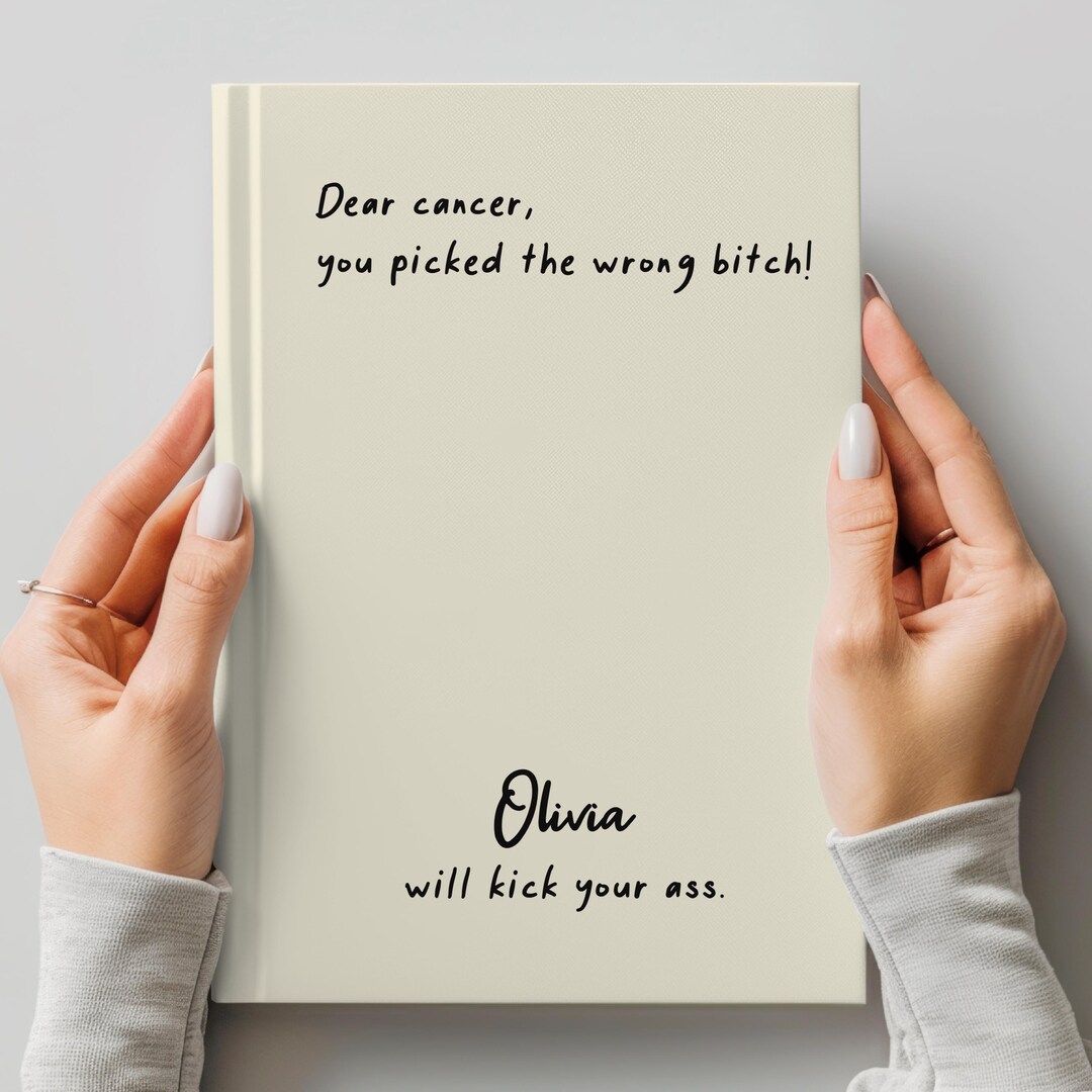 Cancer Journal Encouragement Gift for Women: Custom Name Patient Diary ...