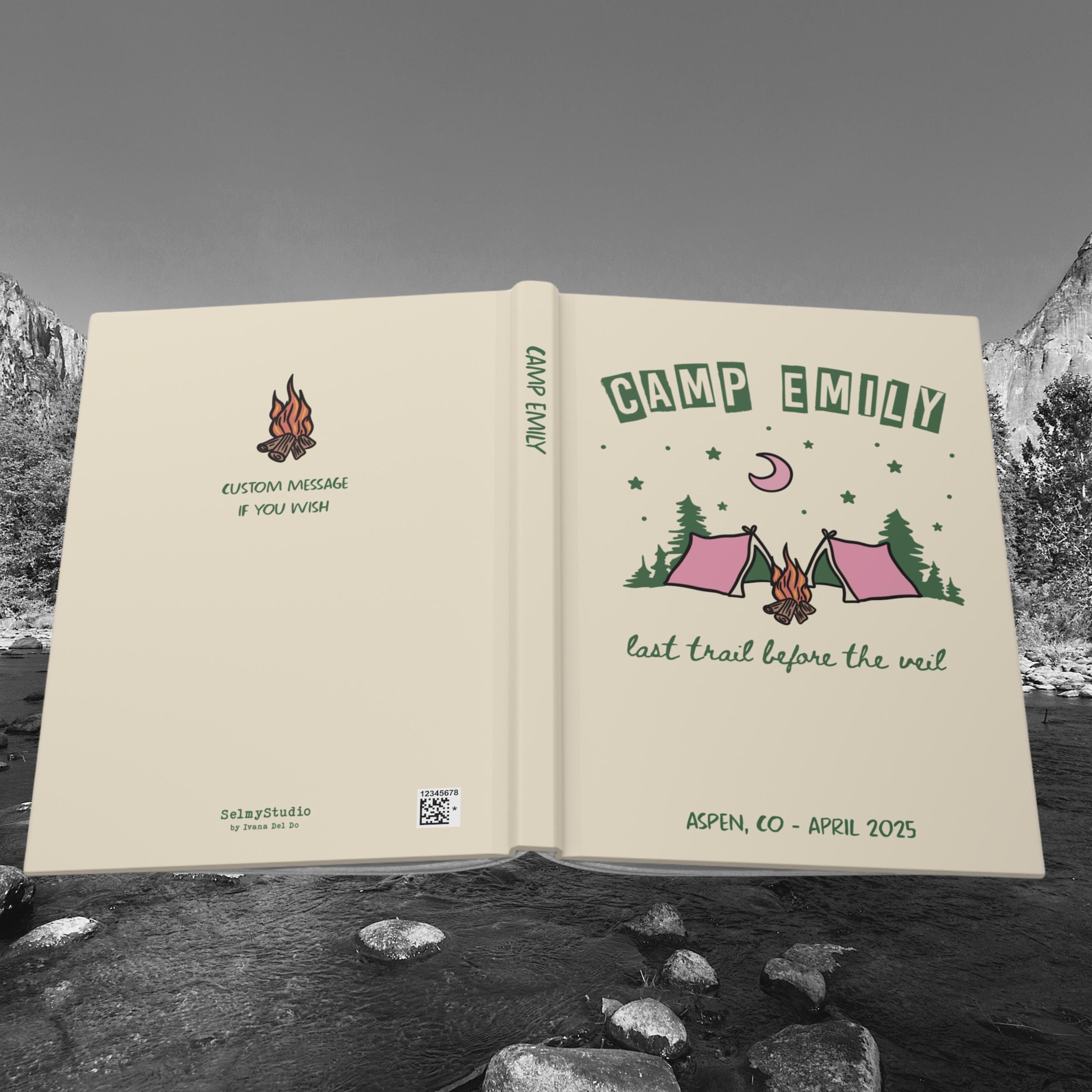 CAMP BACHELORETTE BOOK Camping Bachelorette Party Keepsake Scrapbook ...
