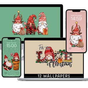 CHRISTMAS GNOME DESKTOP Wallpaper Gnome Desktop Wallpaper Organizer 4K ...