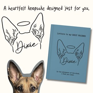 PET MEMORIAL Journal , Dog Loss Grief, Rainbow Bridge Gift, Pet ...