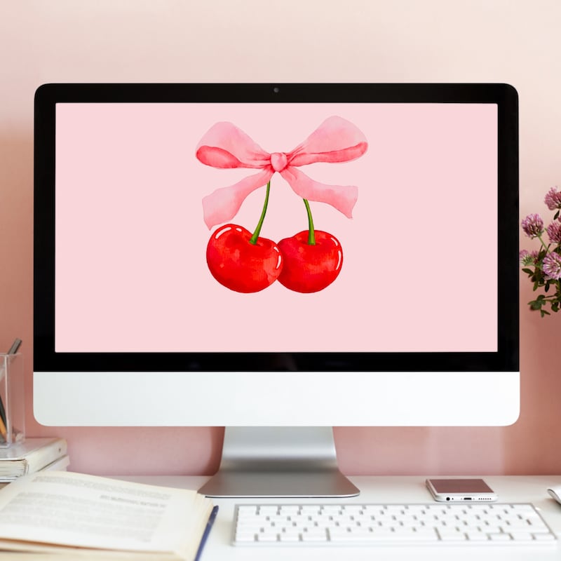 Pink Coquette Wallpaper - Etsy