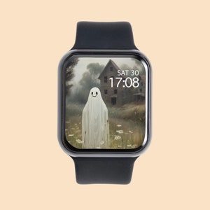 HALLOWEEN Apple Watch Face Wallpper, FALL Cute Halloween Ghosts, Apple ...