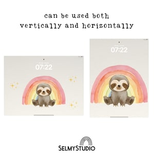 Wallpaper Cute for Ipad, Sloth iPad Wallpaper, iPad Background, iPad ...