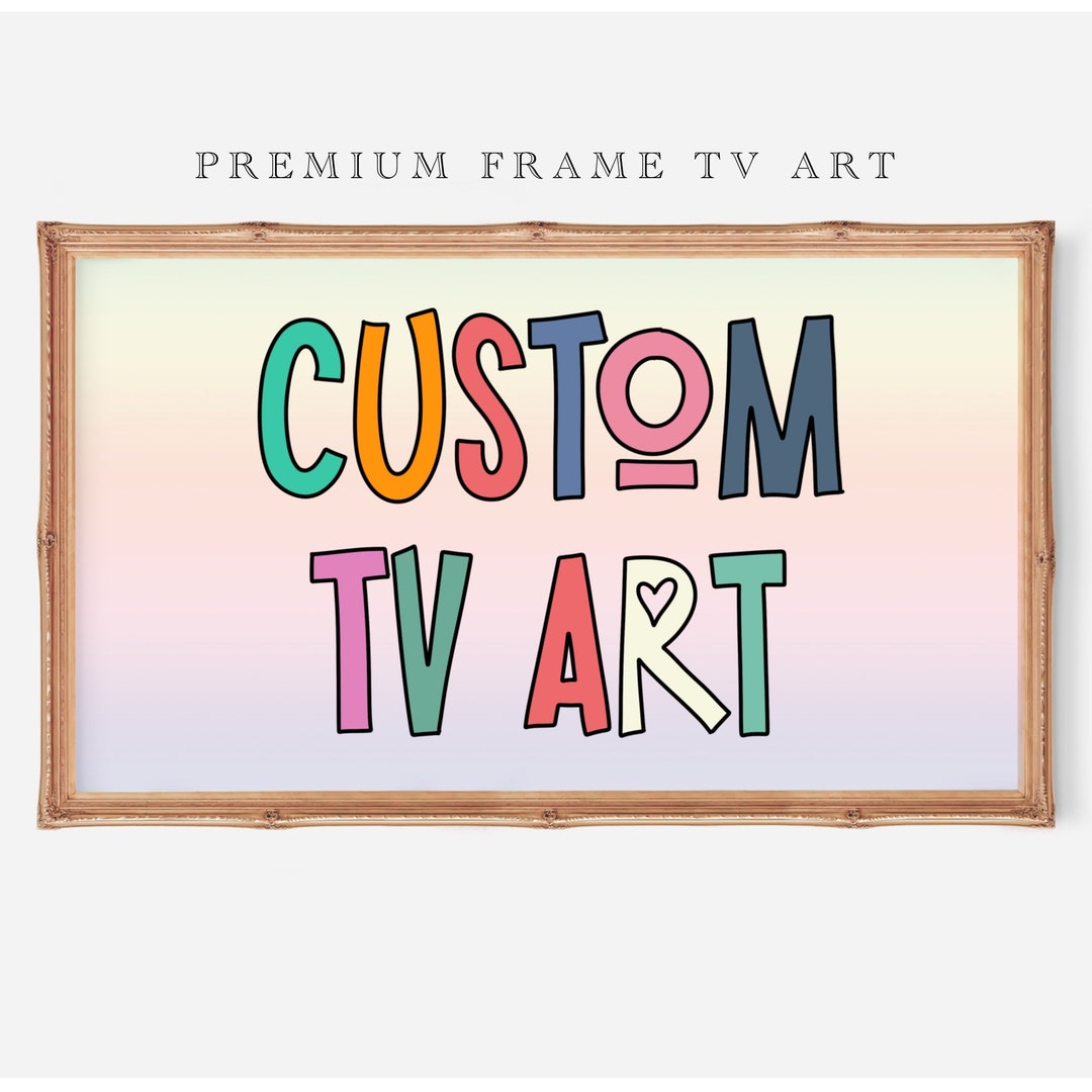 Custom Tv Art - Etsy