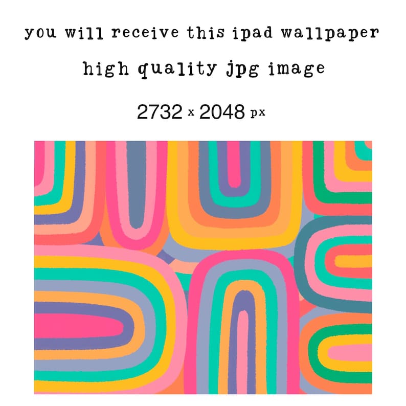 RAINBOW iPad Wallpaper, iPad Background Rainbow Wallpaper Aesthetic ...