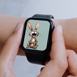 BUNNY Apple Watch WALLPAPER SPRING Apple Watch Face Easter Watch ...