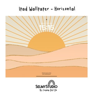 Boho Aesthetic iPad WALLPAPER, Sunrise Tablet Balcground, Tablet ...