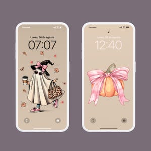HALLOWEEN COQUETE Phone Wallpapers, Coquette Pumpkin iPhone Wallpaper ...