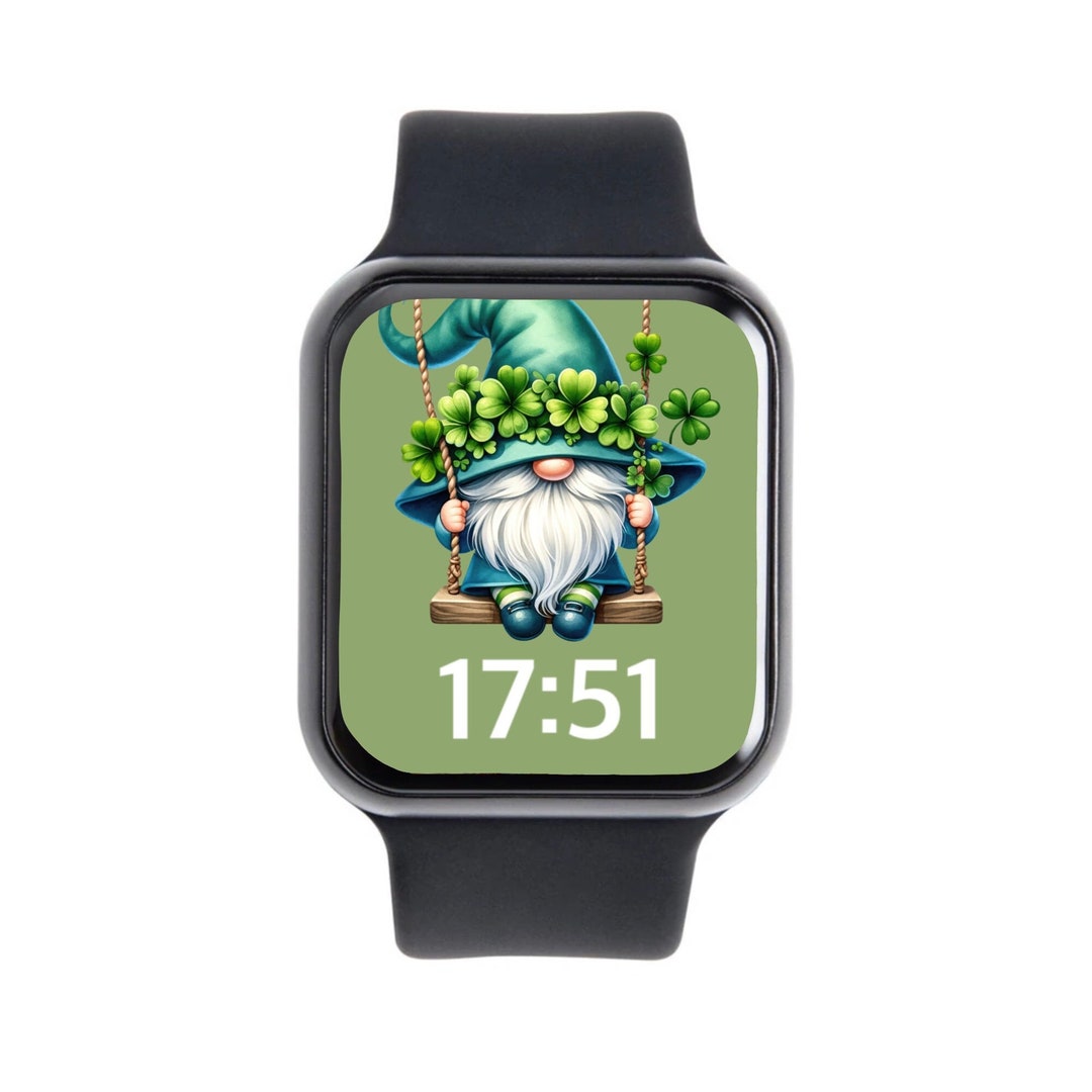 St Patrick Irish Apple Watch Wallpaper Irish Luck Gnome Apple Watch ...