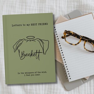 PET MEMORIAL Journal , Dog Loss Grief, Rainbow Bridge Gift, Pet ...