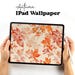 AUTUMN Fall Wallpaper iPad Halloween Aesthetic iPad Wallpaper Orange ...