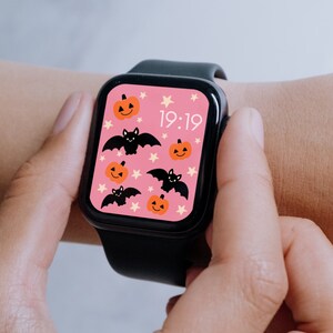 Fall Halloween Watch Wallpaper, Apple Watch Face Wallpaper, Halloween ...