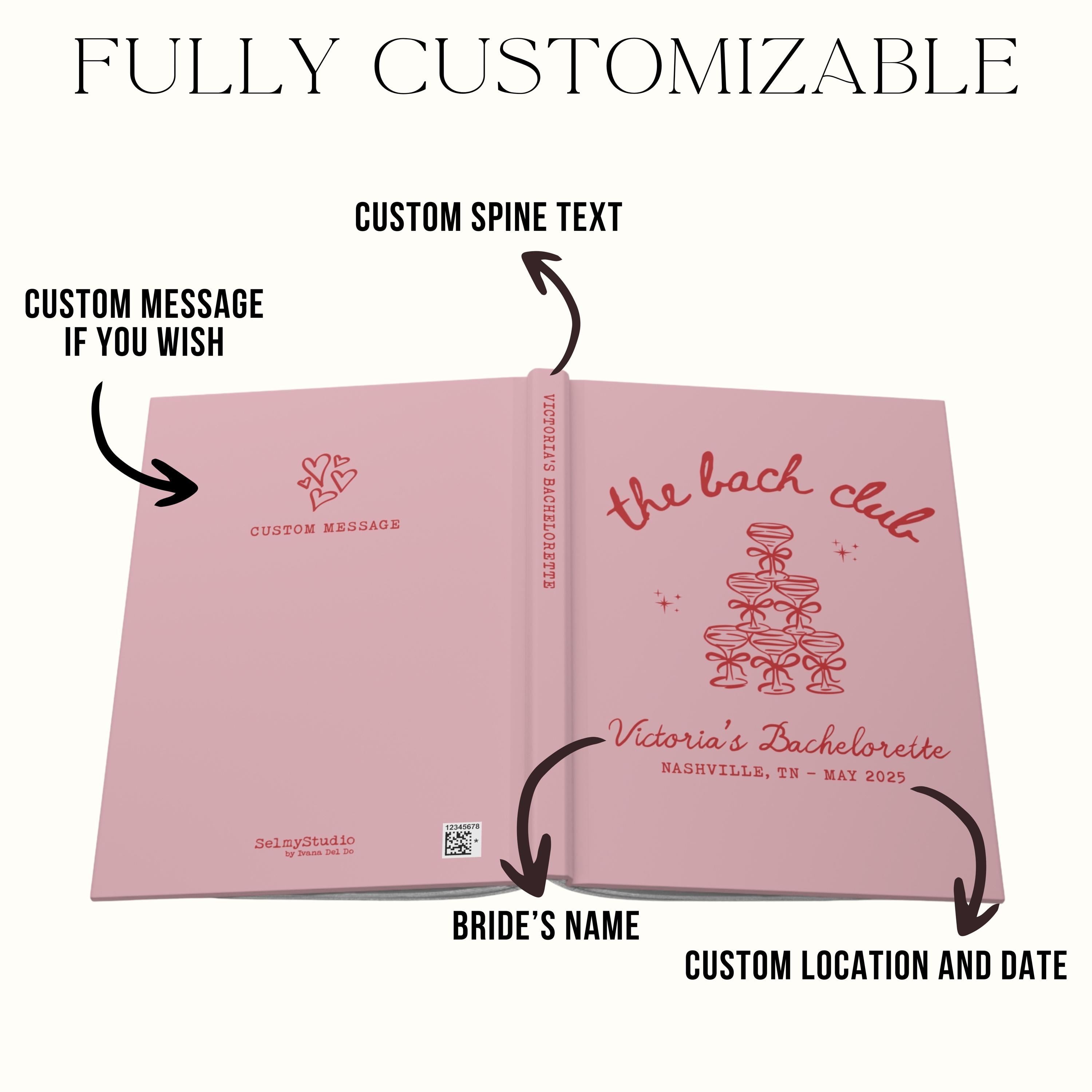 The Bach Club Bachelorette Party Guestbook Custom Bachelorette Party ...