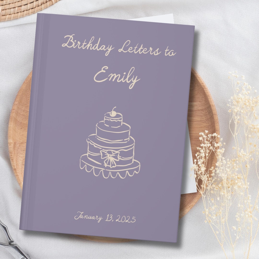 BIRTHDAY KEEPSAKE JOURNAL Personalized Birthday Memory Book New Baby ...