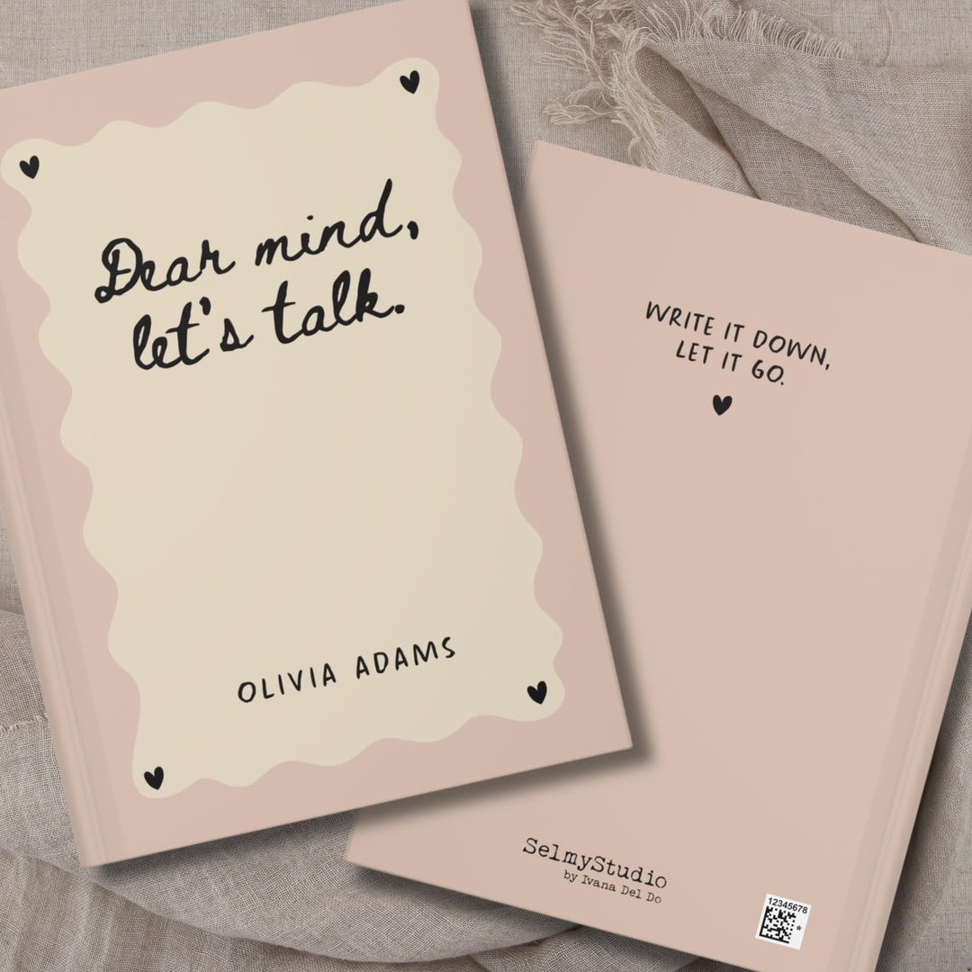 THERAPY Notes Journal MENTAL HEALTH Daily Check Personalized Anxiety ...