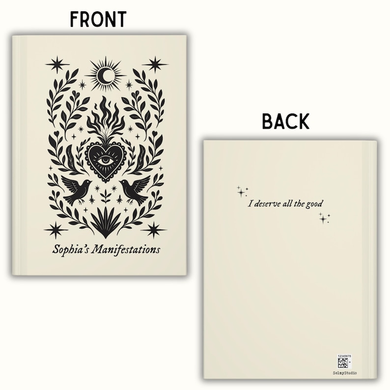 Custom Name Manifestation Journal: Personalized Manifesting Notebook - Etsy