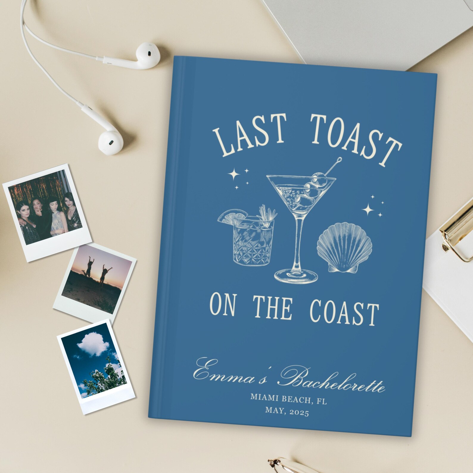 Last Toast on the Coast BACHELORETTE Party BOOK Letters to the Bride ...