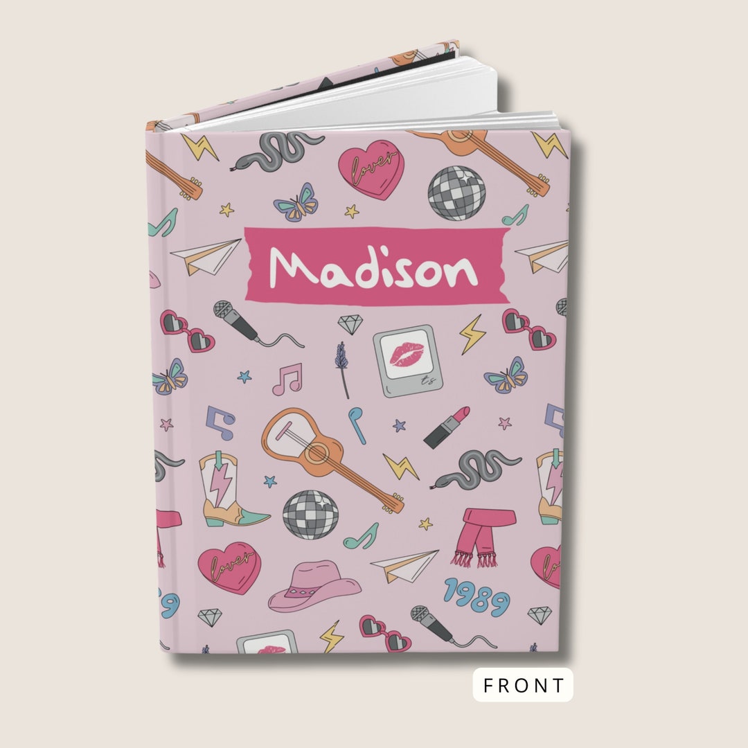 Personalized Taylors Version Hardcover Journal Eras Inspired Music Fan ...