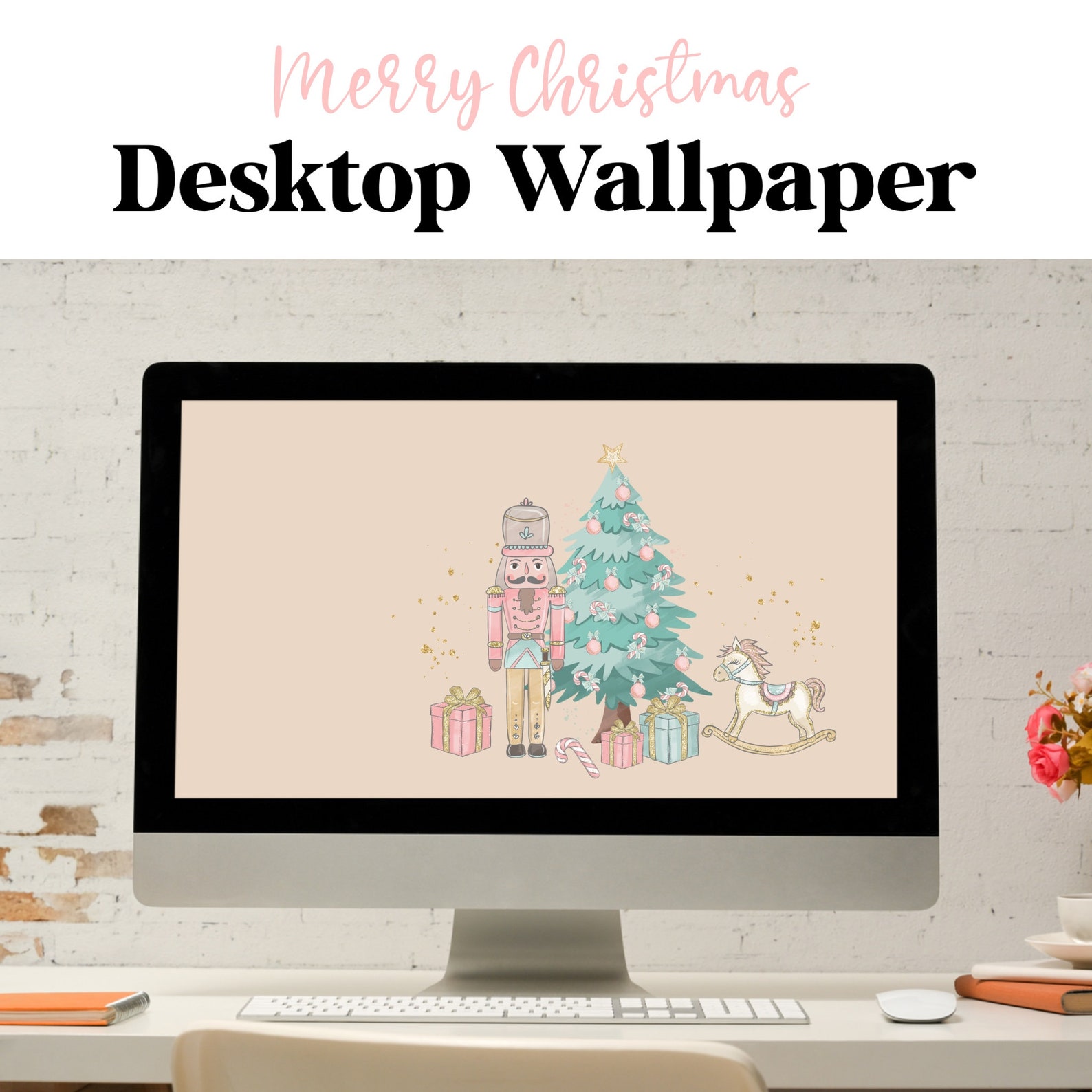 CHRISTMAS WALLPAPER, Christmas Desktop Wallpaper Computer Background ...