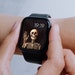 Funny Skeleton Apple Watch Wallpaper, Halloween Watch Face (digital ...
