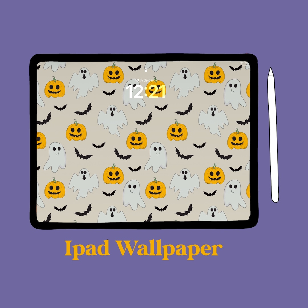 HALLOWEEN iPad Wallpaper, Tablet Background, iPad Halloween Aesthetic ...