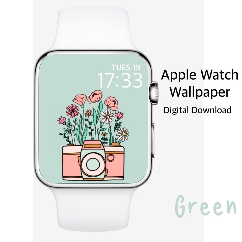 Apple Watch Wallpaper Floral Apple Watch Face Floral Floral | Etsy