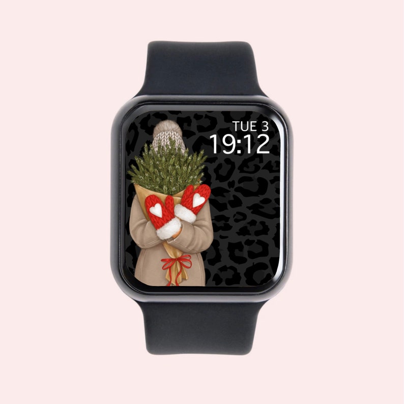 CHRISTMAS Apple Watch Face Christmas Apple Watch Wallpaper - Etsy