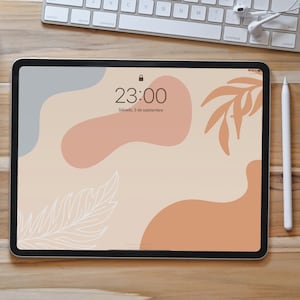 Aesthetic iPad Wallpaper Neutral Tablet Background - Etsy