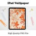 AUTUMN Fall Wallpaper iPad Halloween Aesthetic iPad Wallpaper Orange ...