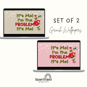 GRINCH Desktop Background Wallpaper Theme Pc Computer Christmas Laptop ...