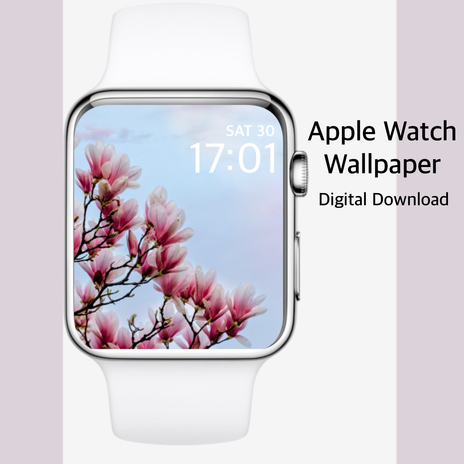 FLORAL Apple Watch Face Wallpaper Apple Watch Face Floral - Etsy